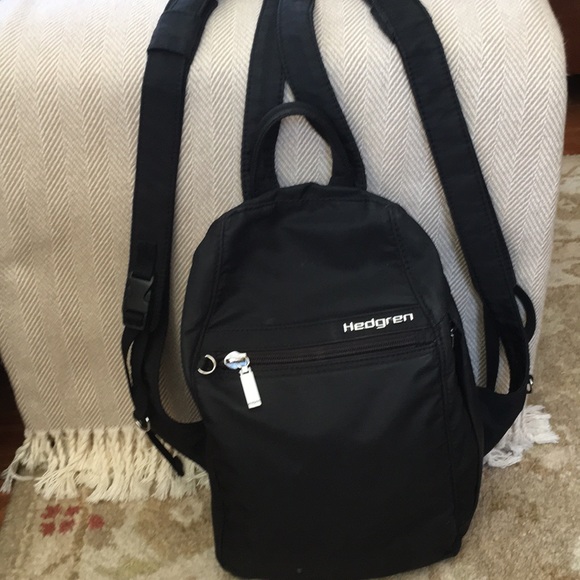 Hedgren | Bags | Hedgren Black Backpack Travel Handbag | Poshmark